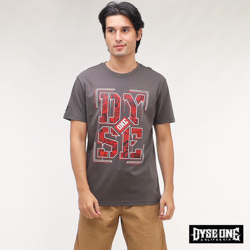 Dyse One Round Neck Regular Fit DBT01A-1024 (Maz Gray) | Shopee Philippines
