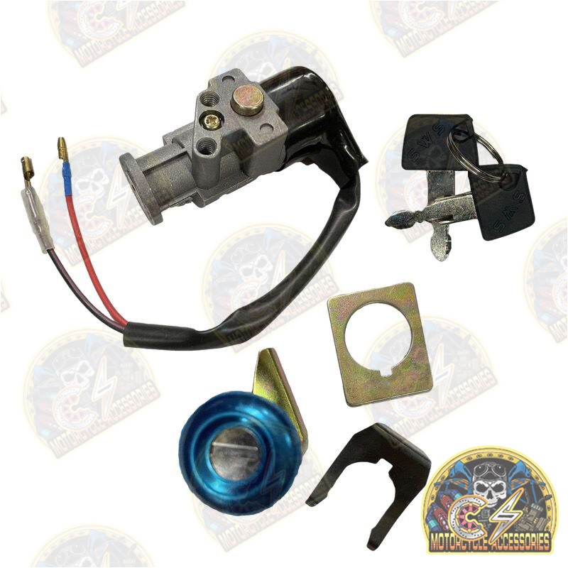 CS Motorcycle Lock Set Ignition Switch With Seat Lock Main Switch Set ...
