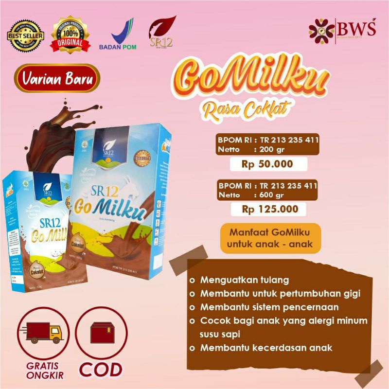 SR12 BATAM SPECIAL BATAM/GO MILKU SR12 ETAWA GOAT'S MILK HALAL BPOM ...