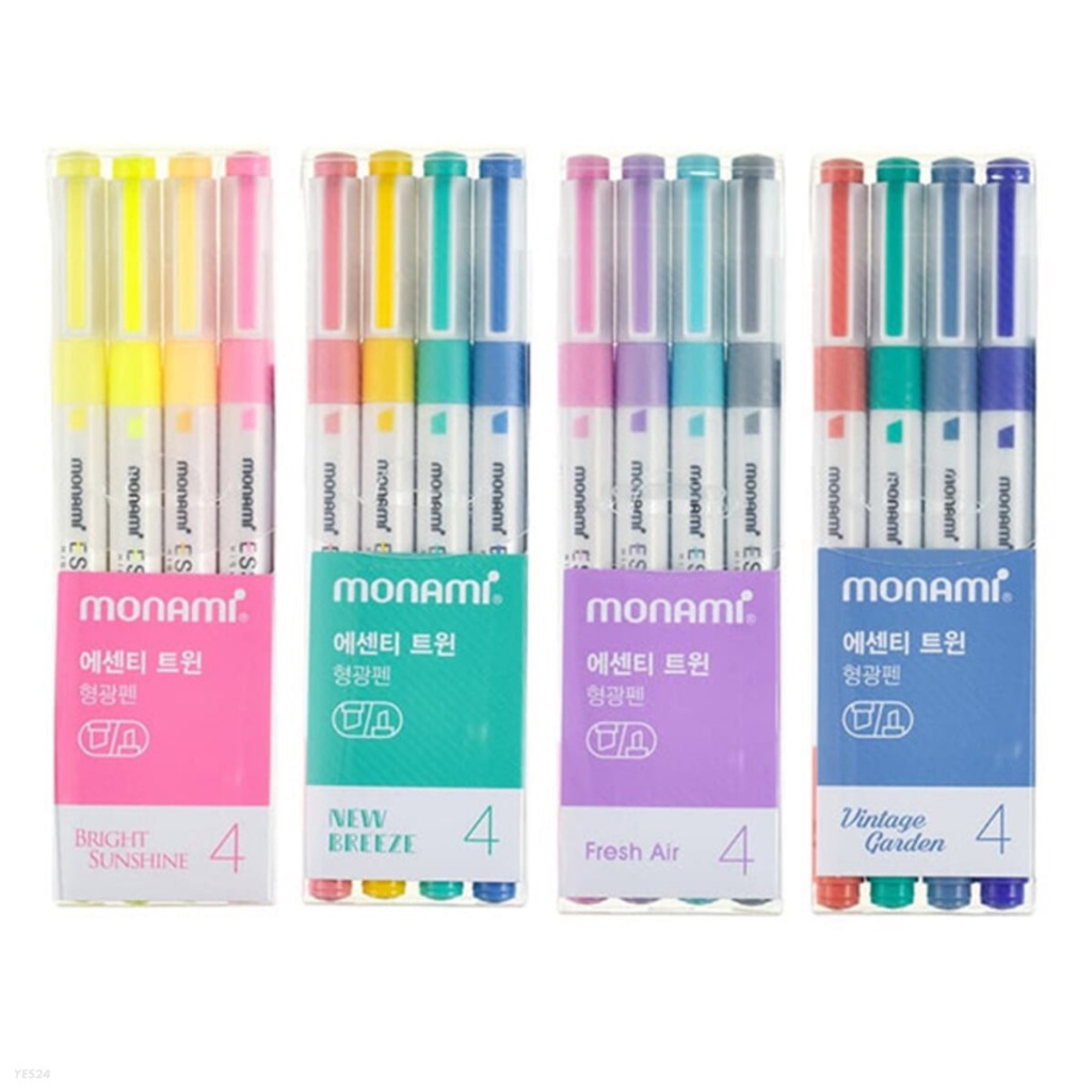 MONAMI ESSENTI Twin Highlighter 4Color SET | Shopee Philippines