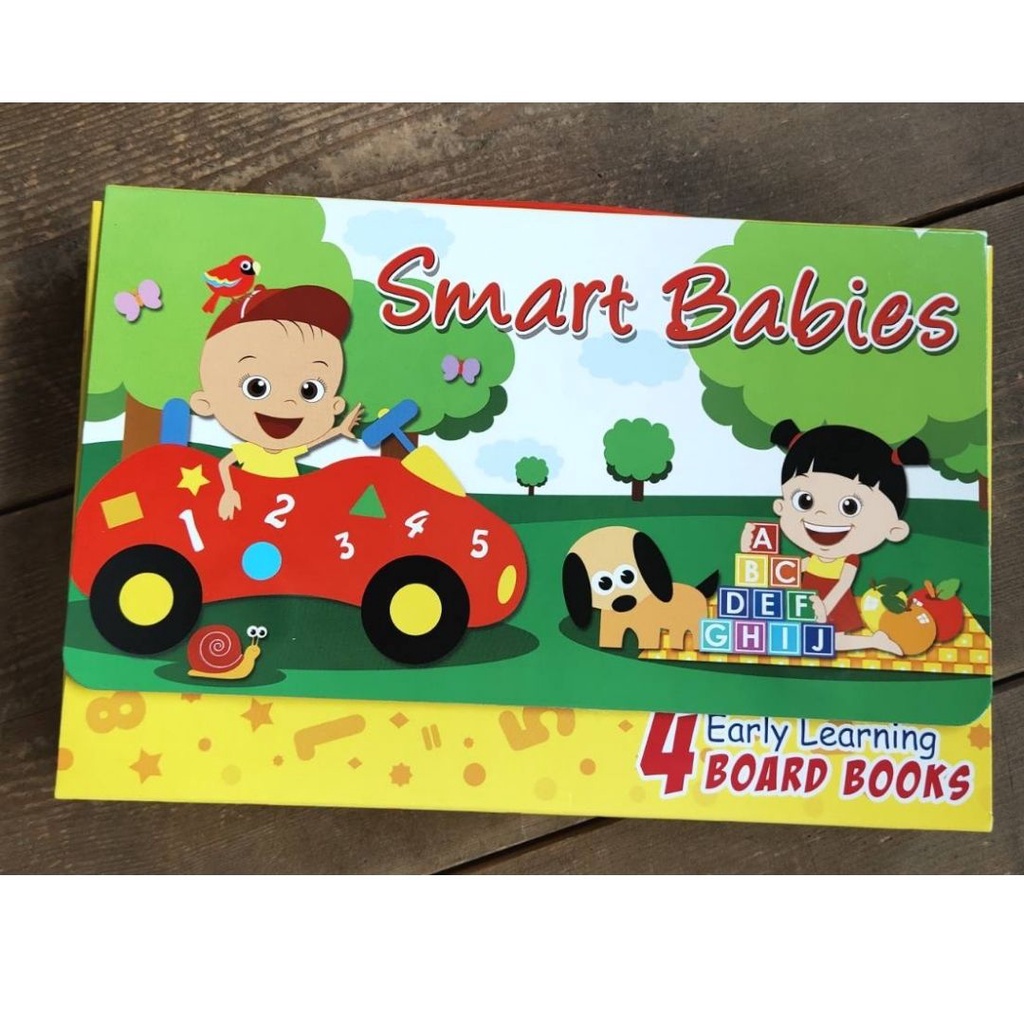 Smart Babies EARLY LEARNING (4 board books) | Shopee Philippines