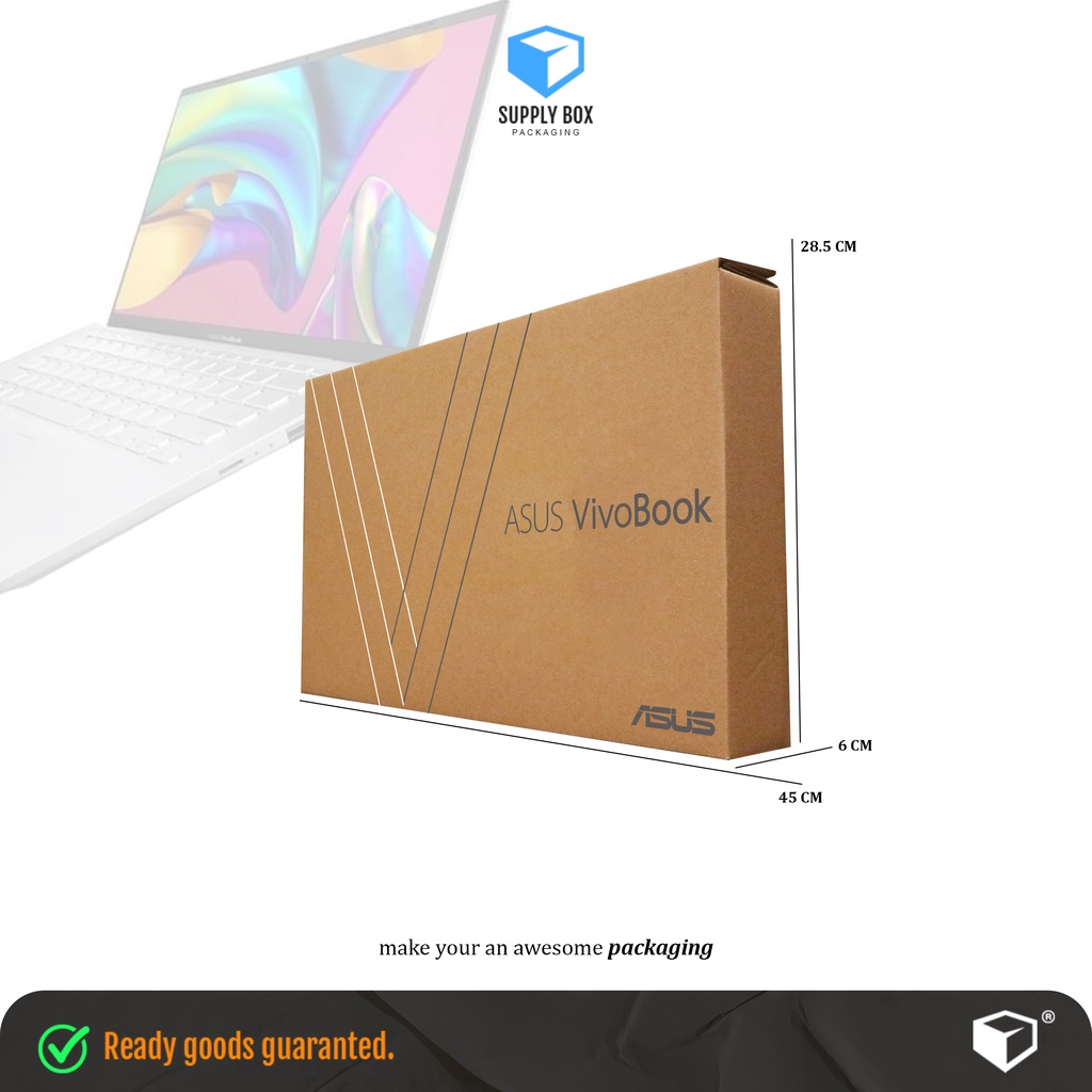 Asus VIVOBOOK LAPTOP BOX 1 SET | 45x6x28.5 cm | Cardboard | Shopee ...