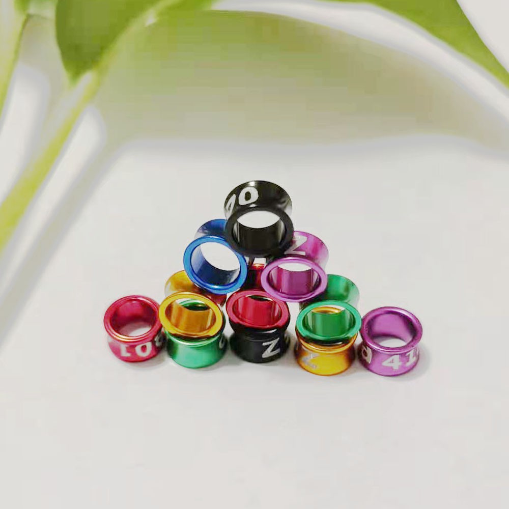 20pcs/50pcs birds foot ring 3mm/4/5mm/6/7 for Love Birds & Cockatails ...