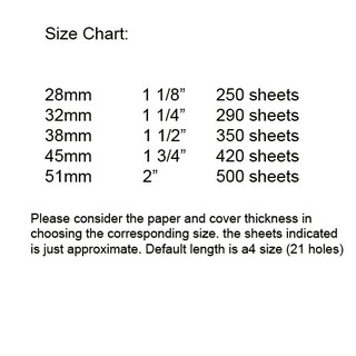 Plastic Ring Binder 28 / 32 / 38 / 45 / 51 mm | Shopee Philippines