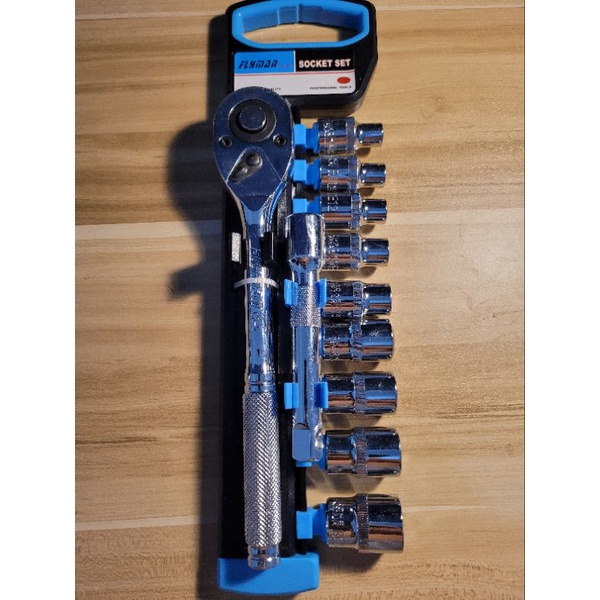 Original Flyman Chrome Flower Type Socket Set 10, 11, 12, 14, 16, 18 ...