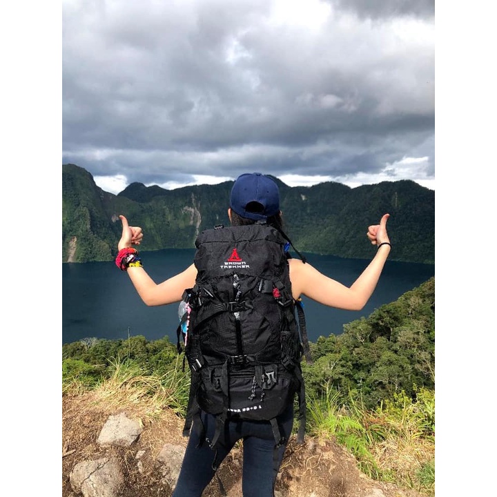 ️ COD Ok - HARKOR BACKPACK 50+5 L, TREKKING / CAMPING , BROWN TREKKER ...