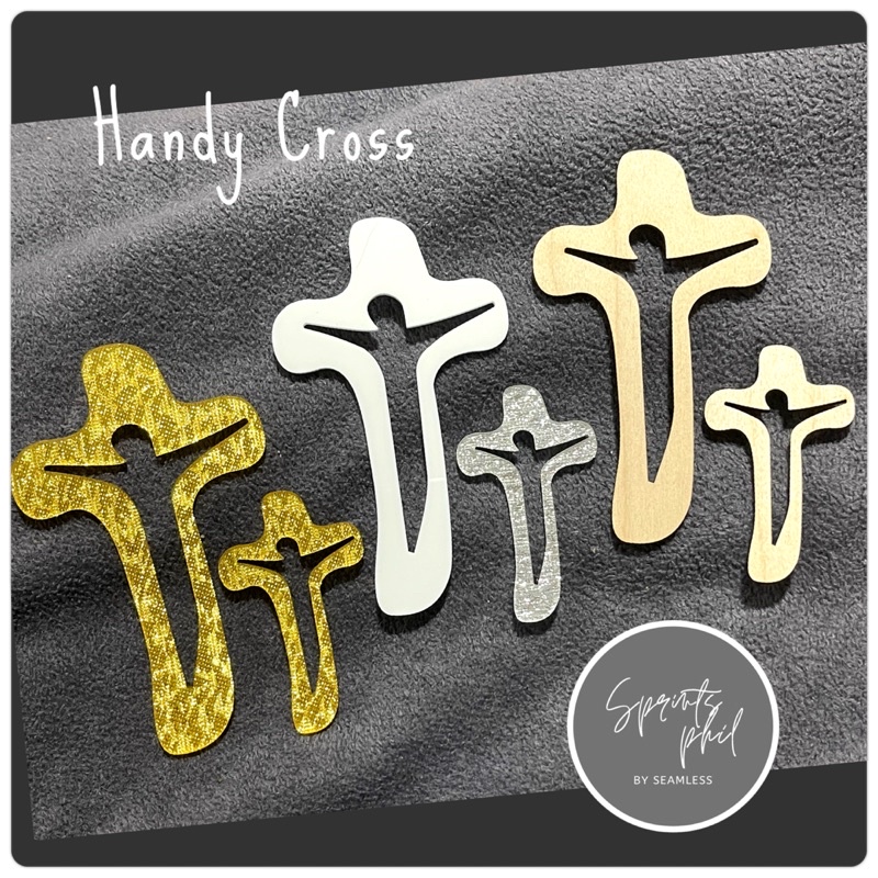 SPRINTSPHIL SIMPLE HANDY PRAYING CROSS BOOKMARK WOOD ACRYLIC BIL CROSS ...