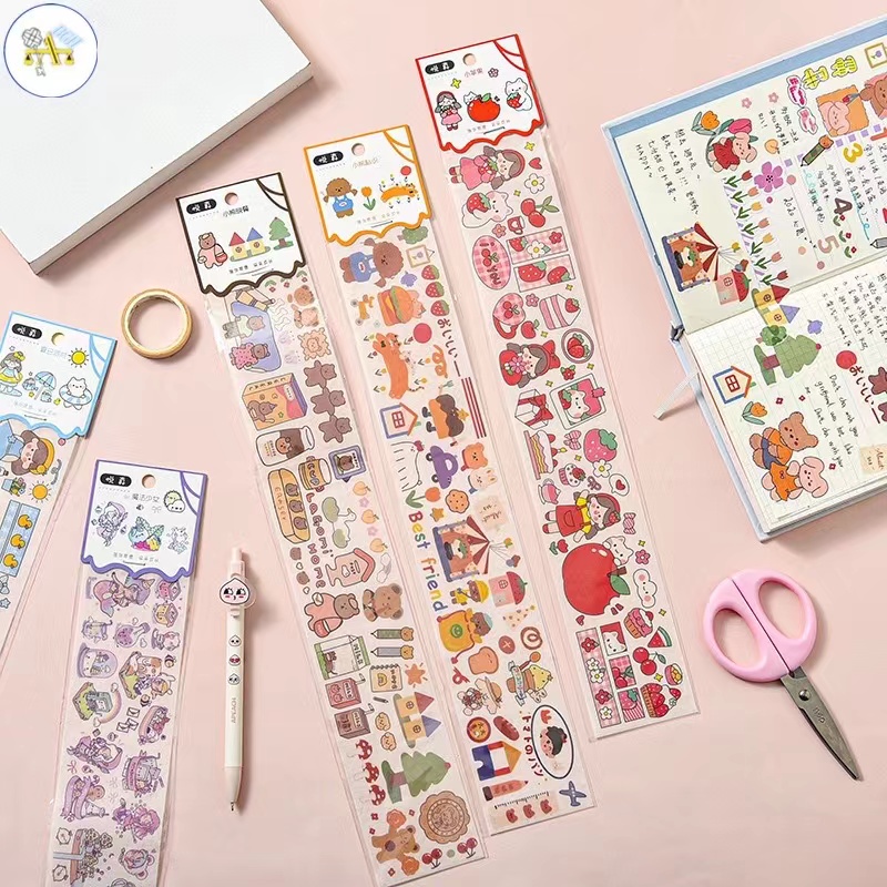 Korean style ins cute student DIY decorative hand account stickers ...