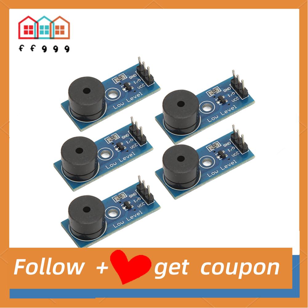 Ffggg 5PCS Passive Digital Buzzer Module 5V Low Level Trigger Sound ...