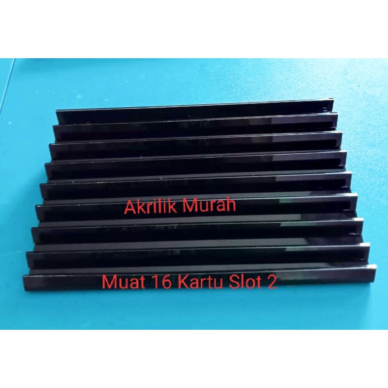 Acrylic Prime Card Holder Display Stand Voucher Card Holder | Shopee ...