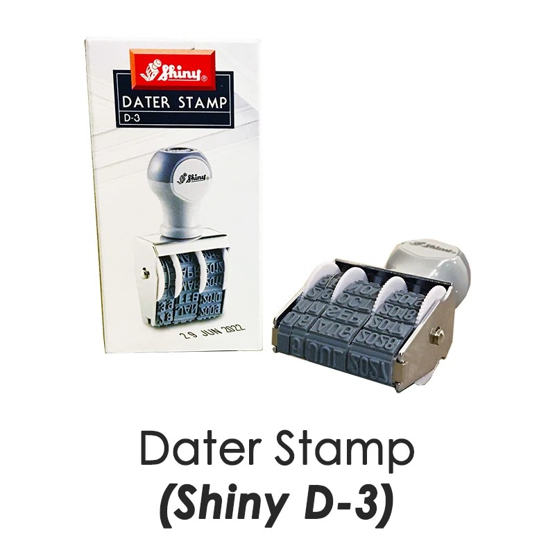 Shiny Date Stamp , Cop Getah Tarikh D-3 / D-4 / D-5 | Shopee Philippines