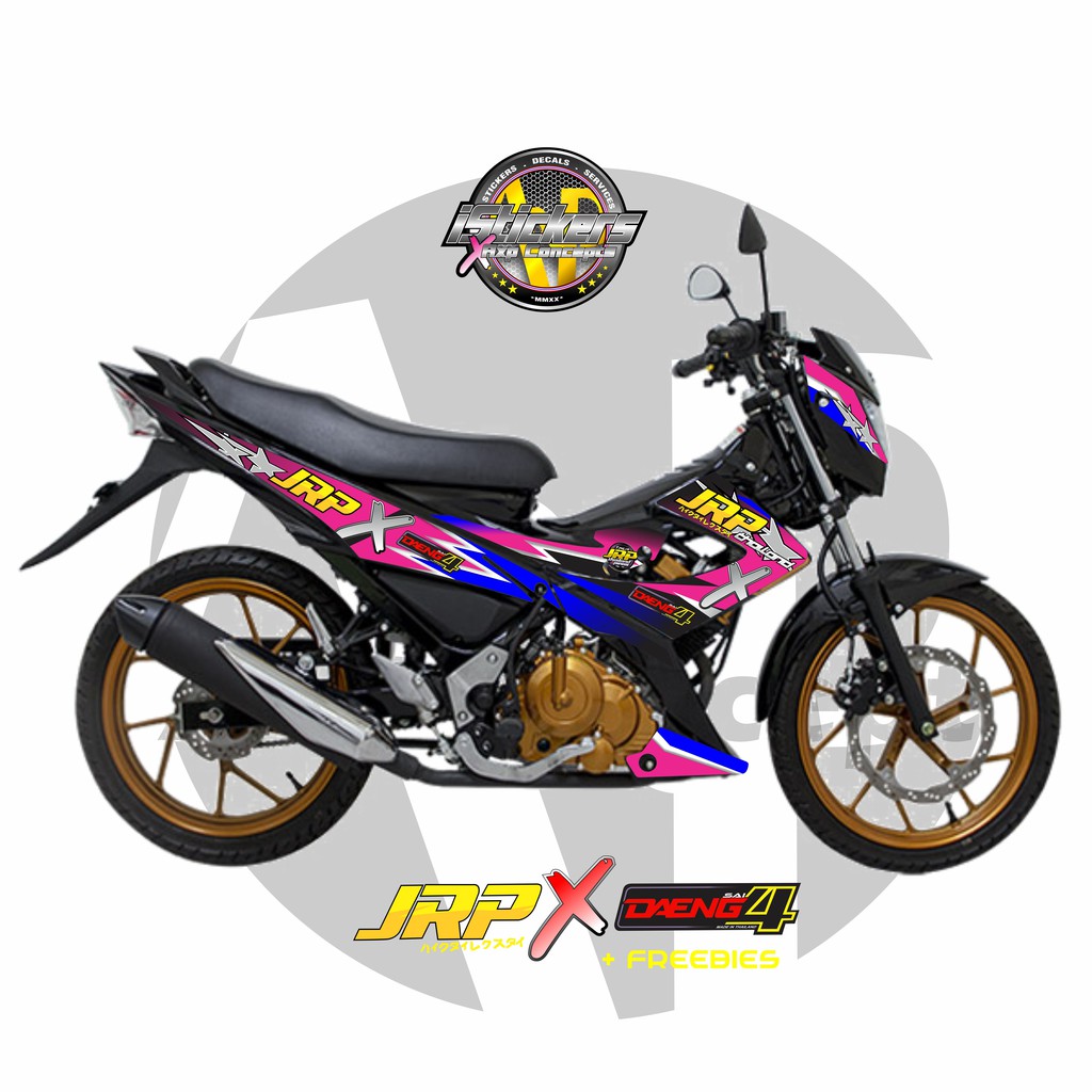 Raider R150 V1 Stock Size Decals Jrp X Daeng Stickers (Laminated ...