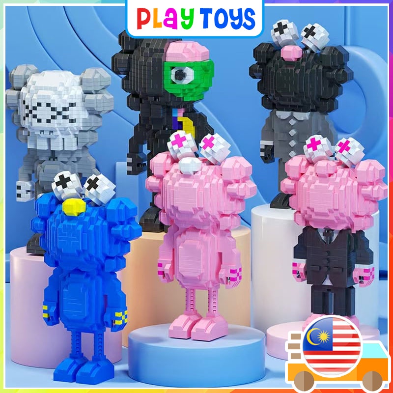 Nano Blocks Sesame Street Cartoon Character Building Blocks Kaws Set ...