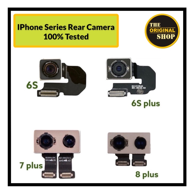 Back rear camera lens for IP 4 4s 5 5s 6 6 plus 6s 6s plus | Shopee Philippines