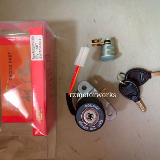 motorcycle Ignition key switch raider150 carb raider 150 or fi choose ...