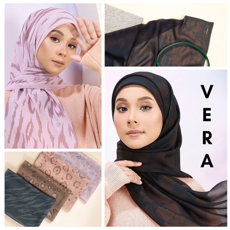 VERA COLLECTION by The Hijab Co / Printed Animal Square Scarf | Shopee ...