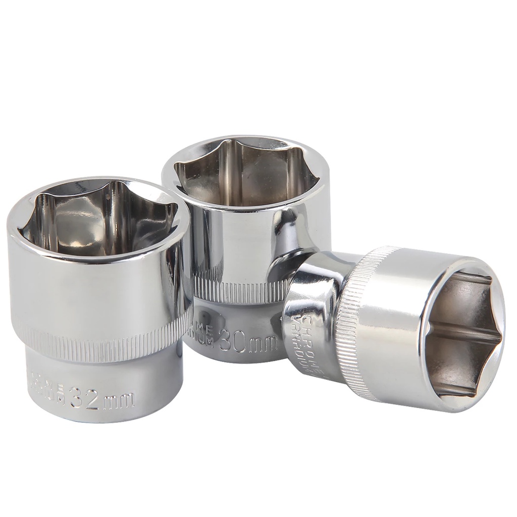 (Per Piece)1/2 inch Metric Size 6 Point Individual Shallow Drive Socket ...