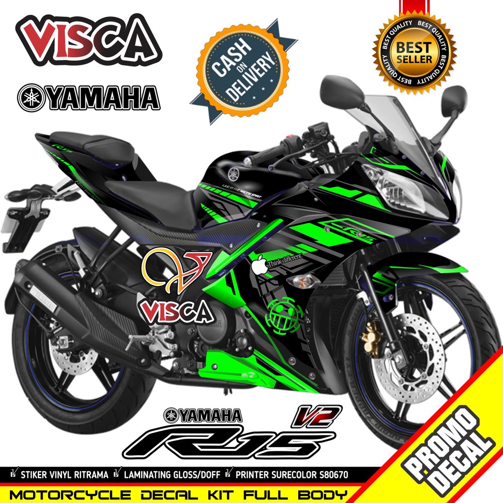 HIJAU Decal R15 V2 Full Body Decal R15 V2 Sticker R15 V2 Full Body Cool ...