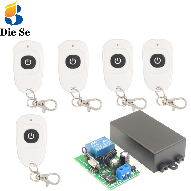 433MHz Universal Remote Control Switch AC 220V 10A 1CH rf Relay ...