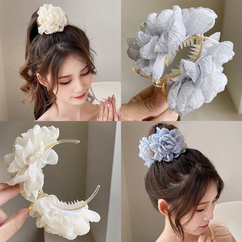 Ball Head Handy Tool Flower Clip Bud Hair Back Plate Hairpin Super ...