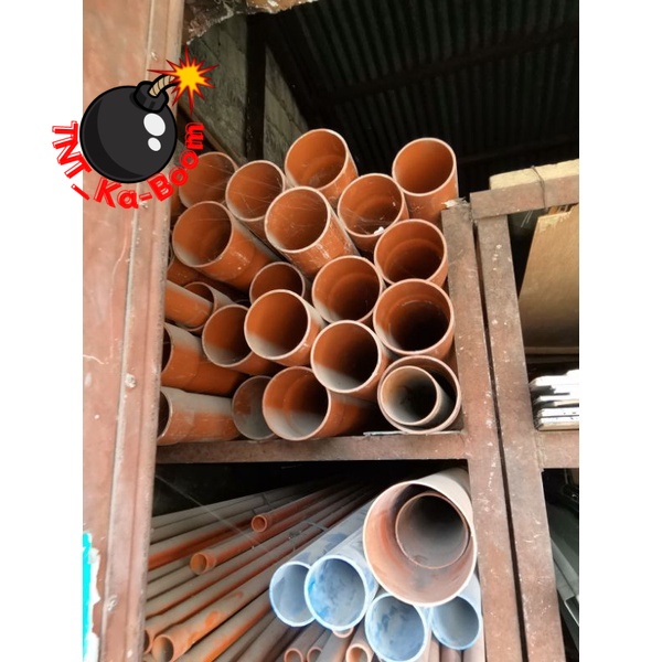 Neltex PVC Pipe Orange Pipe Big Size 2” 57mm, 3" 82mm, 4" 107mm Per ...