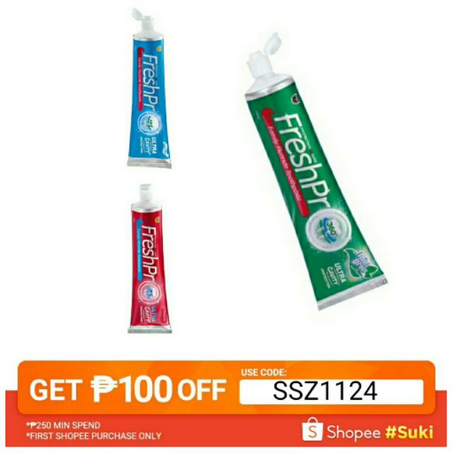 Avon FRESH PRO family fluoride toothpaste(any 2 for 179 promo until ...