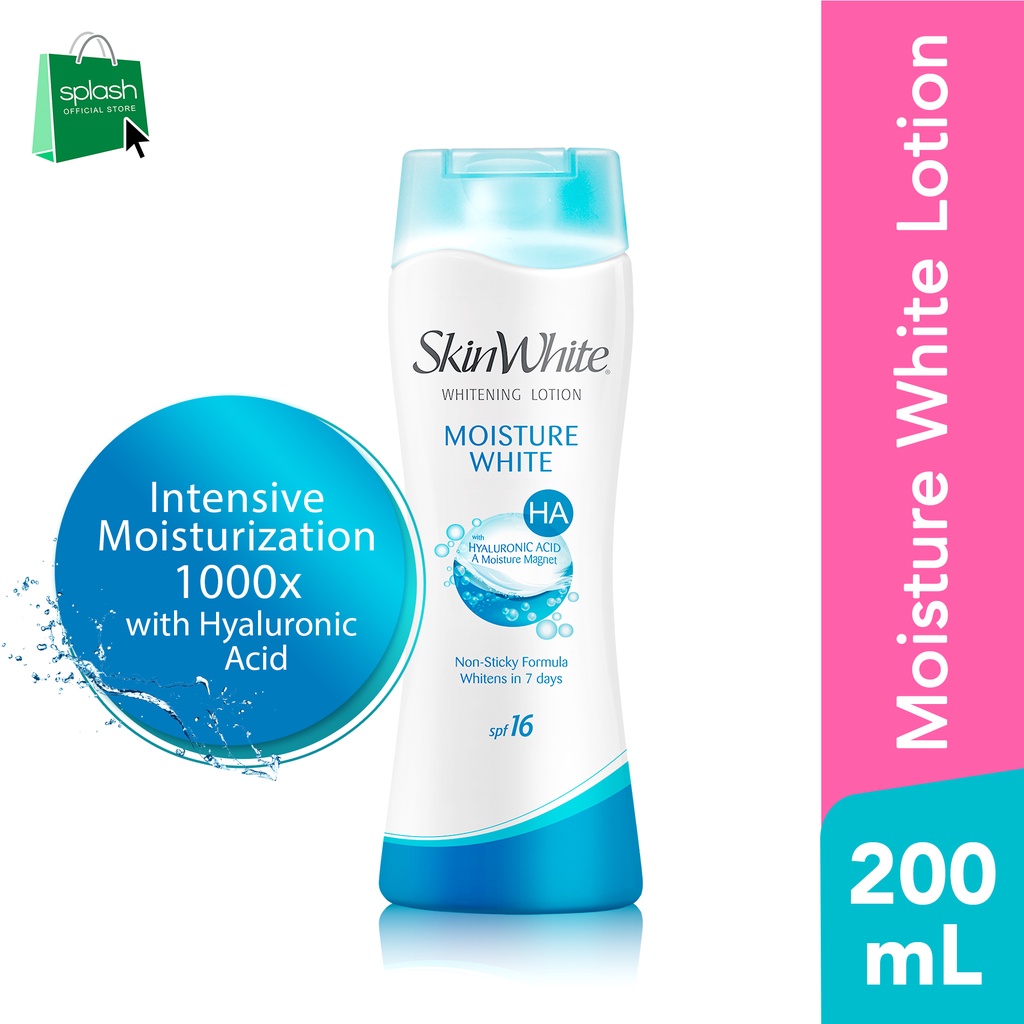 SkinWhite Moisture White Lotion with Hyaluronic Acid SPF16 200ml ...
