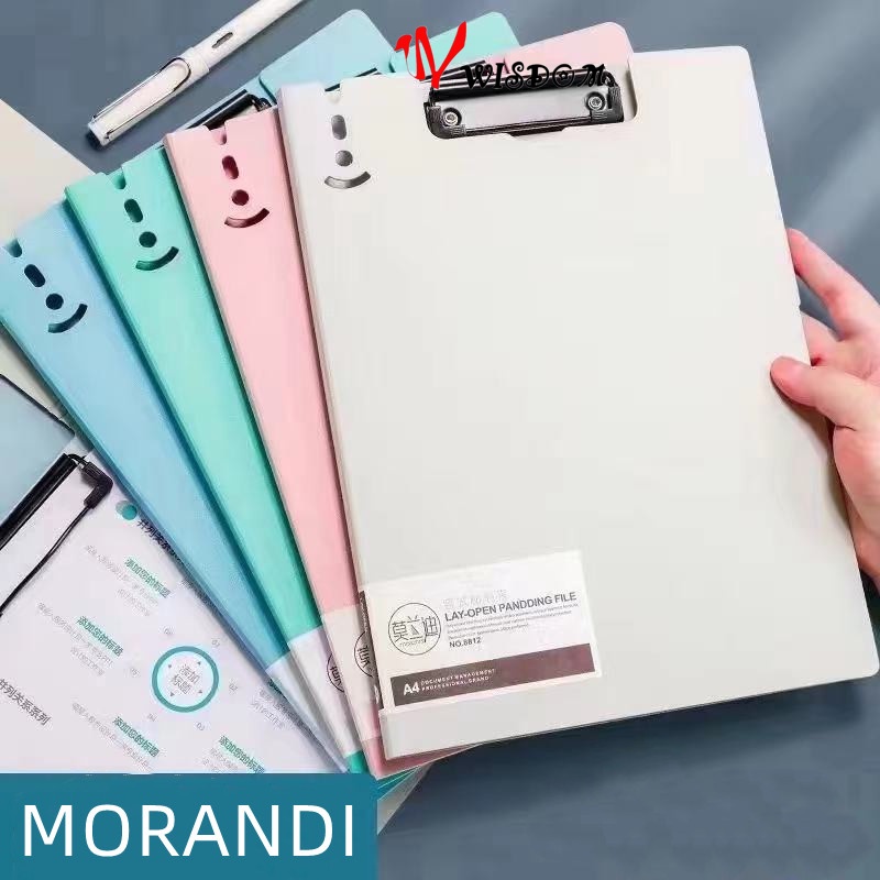 WISDOM 8812 A4 MORANDI SECRETARY CLIP BOARD SCHOOL SUPPLIES/Giveaways | Shopee Philippines