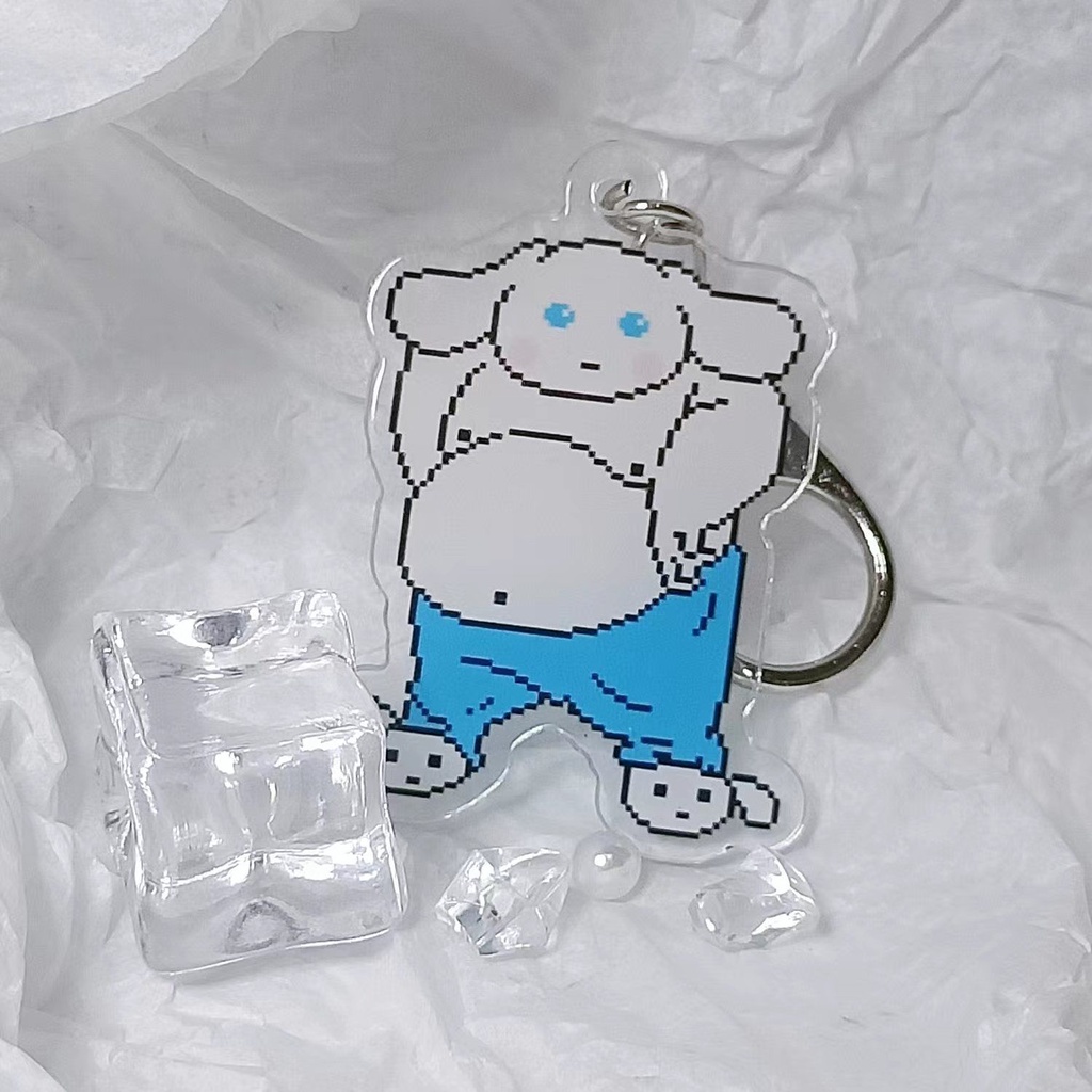 Muscle Charm Sanrio Muscle Keychain Macho Melody Kuromi Cinnamon Dog ...