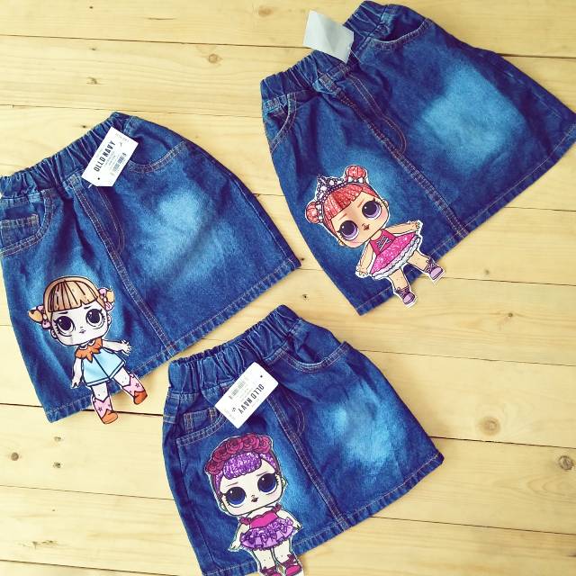 Lol denim Skirt For Kids (old navy) | Shopee Philippines