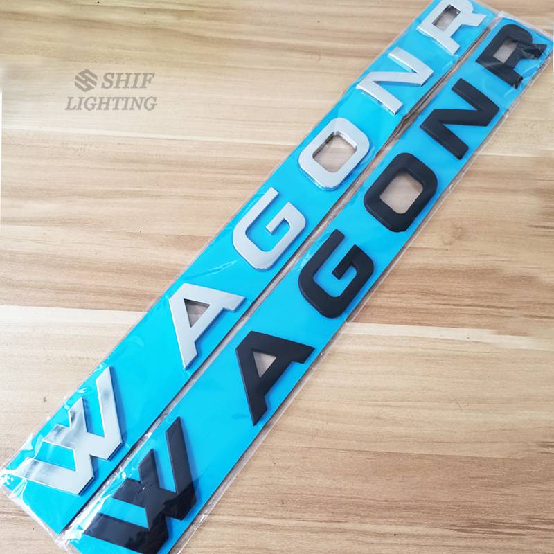 1 x ABS WAGON R WAGONR Letter Car Auto Trunk Decorative Emblem Badge ...