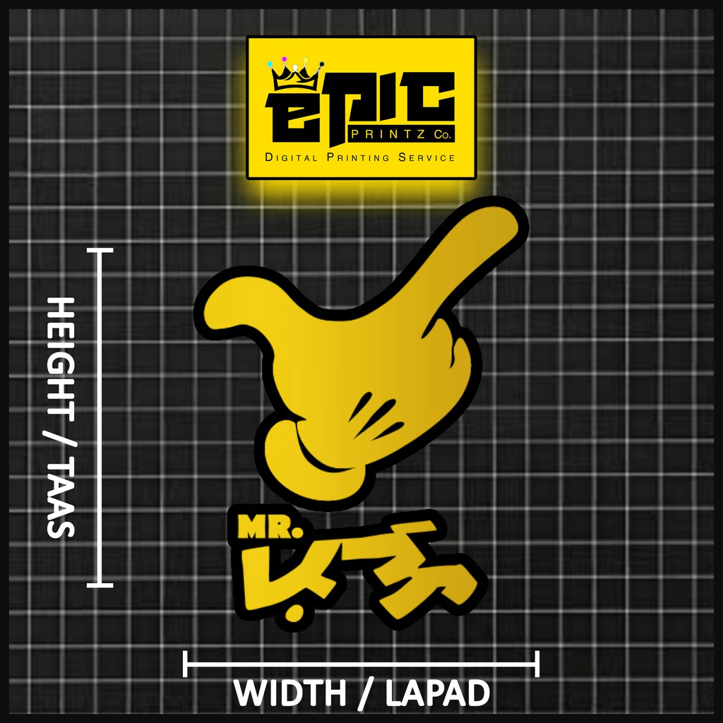 Mr. POGI Sticker Decals 3M REFLECT, SILVER/GOLD CHROME (CAR ...