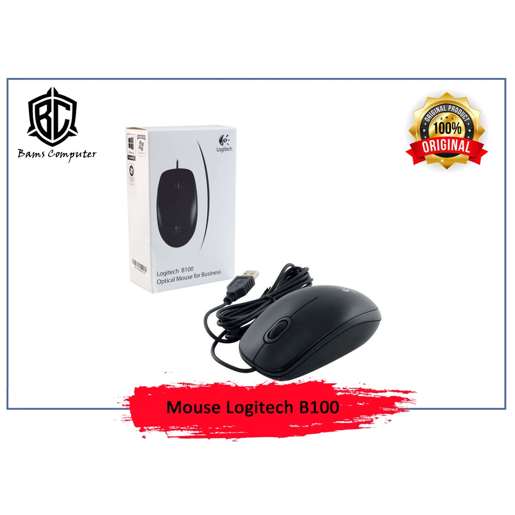 Original Logitech B100 USB Wired Mouse | Shopee Philippines