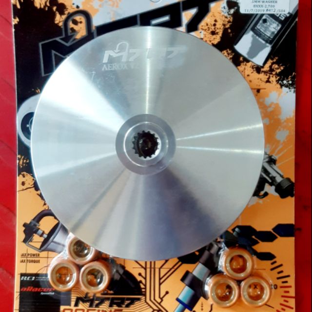 MTRT PULLEY SET for AEROX 155 V2 plus 0.5mm washer | Shopee Philippines