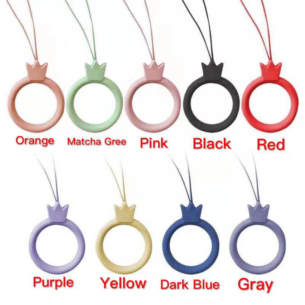 Liquid silicone mobile phone lanyard solid color lanyard lanyard ...