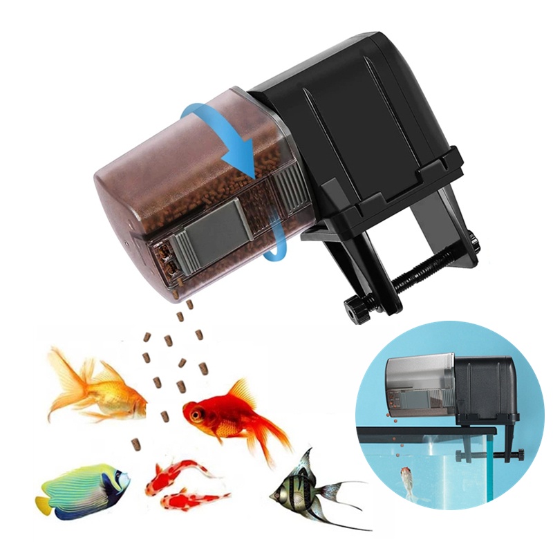 Adjustable Automatic Aquarium Timer Fish Tank Pond Food Feeder Feeding ...