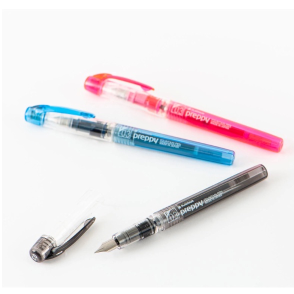 [On Hand] Platinum Preppy Fountain Pen / Ink Cartridges / Fine .03mm ...