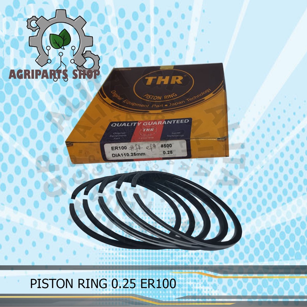 Piston Ring Std 0.25 ER40 ER50 ER65 ER75 ER80 ER90 ER100 Kubota Diesel ...