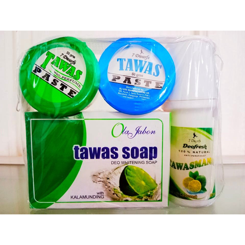 1 STARTER KIT SET D(OLA JABON TAWAS SOAP W/KALAMUNDING,DEO-FRESH ...