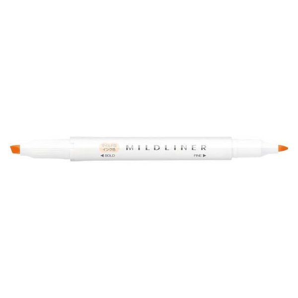 Zebra Mildliner MILD HONEY ORANGE Double-Ended Highlighter | Shopee ...