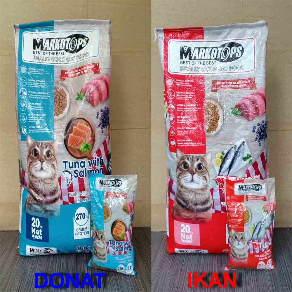 Cat Food Markotops Kitten and Adult Repack 800gr | Shopee Philippines