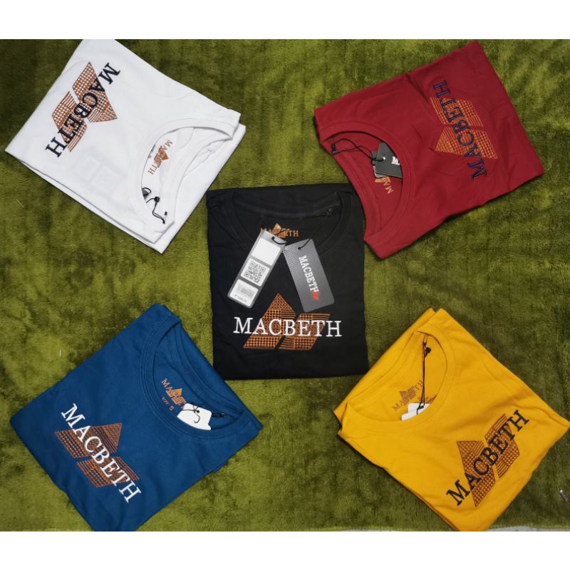 RESTOCK NEW MACBETH LADIES COTTON TSHIRT(EMBROID PRINT) | Shopee ...