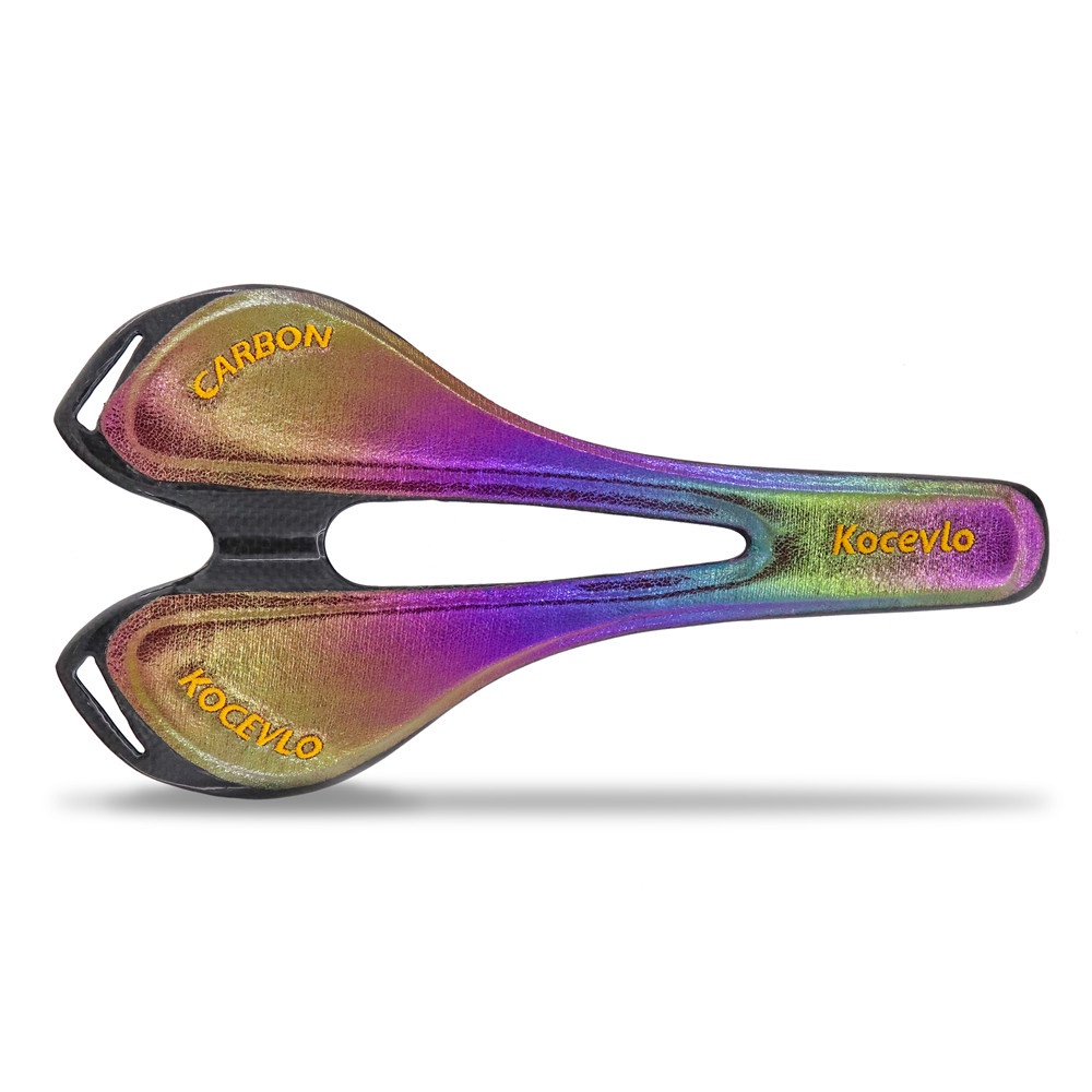 KOCEVLO Full Carbon Fiber+Leather Fiber Road Mountain Bike Saddle Seat Cushion Bicycle | Shopee ...