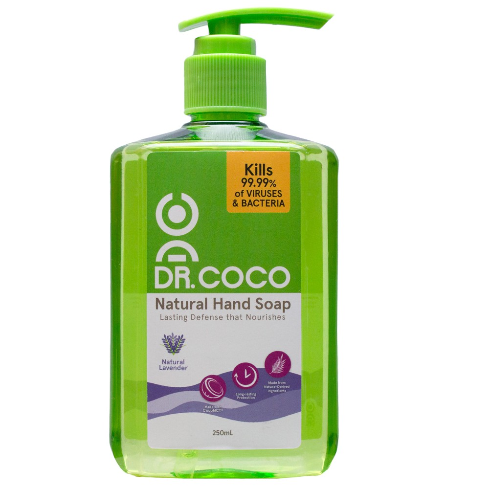 Dr. Coco Natural Hand Wash Soap Natural Lavender 250ml Bottle | Shopee ...