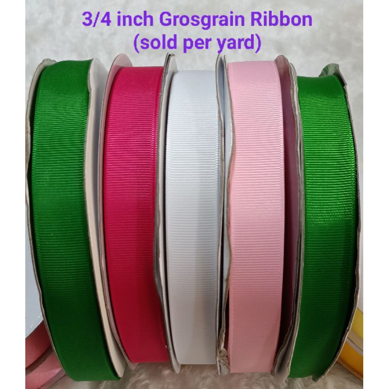 / Grosgrain Ribbon size 3/4 Inch Sold Per 2 Yards High Quality Ribbon ...