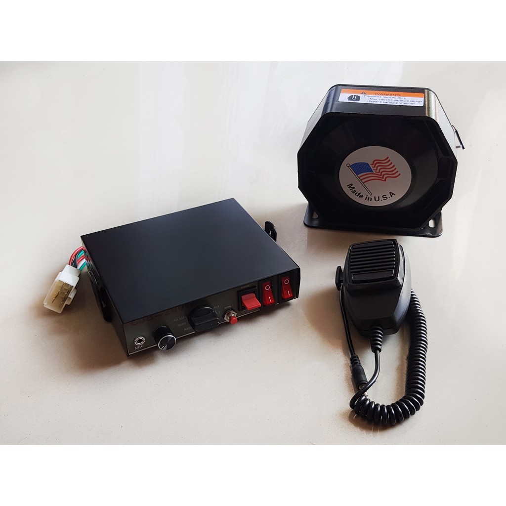 Wang Wang with Amplifier Siren | Shopee Philippines