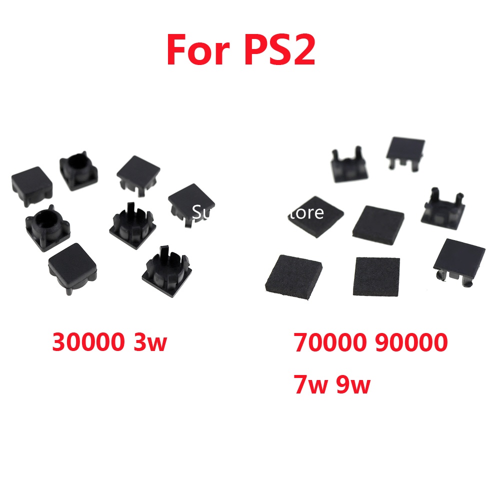 Rubber feet plastic Button Screw Cap Cover Replacement Set For Sony PS2 ...