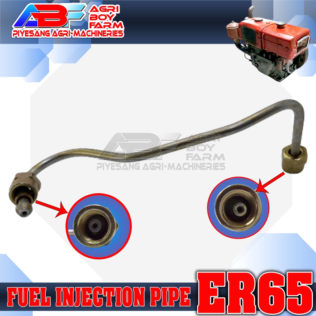 Fuel Injection Pipe Pressure Pipe ER65 Kubota Diesel Engine | Shopee ...