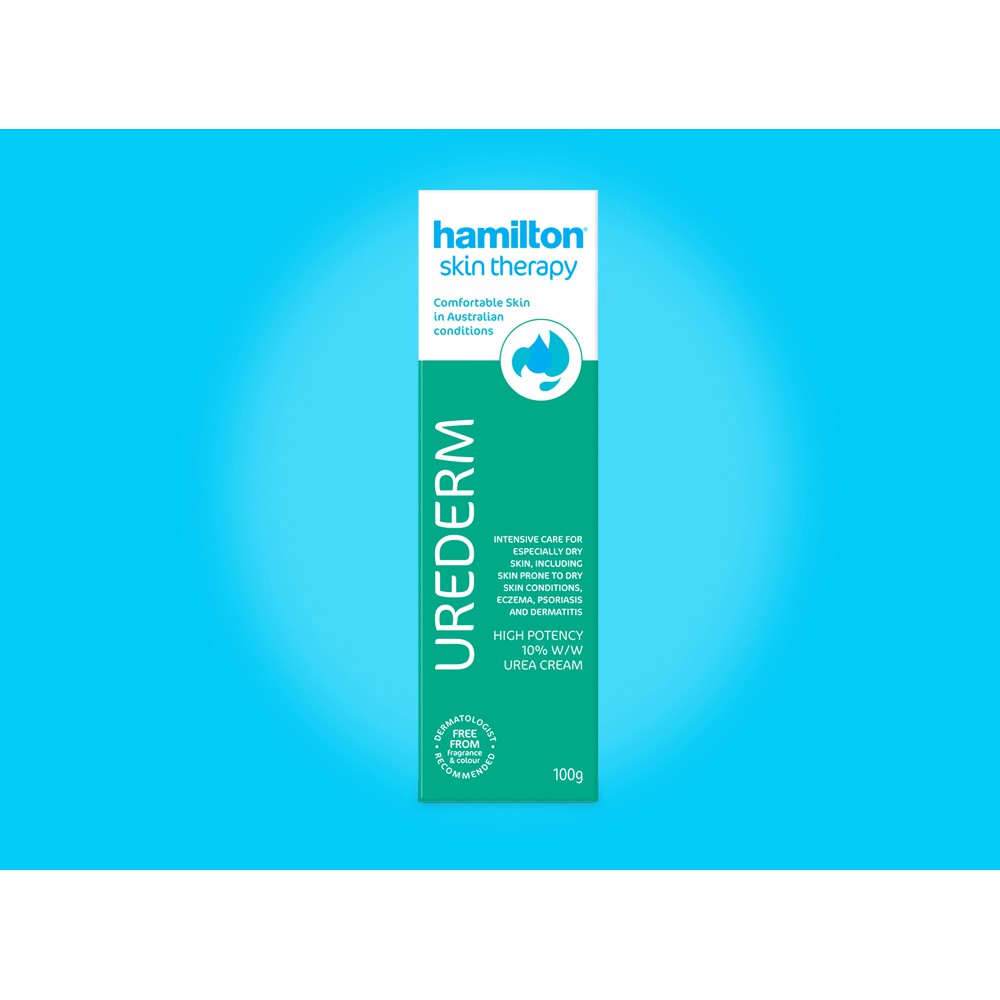 Hamilton Urederm Cream 10% 100g Dry Skin Eczema Dermatitis | Shopee ...