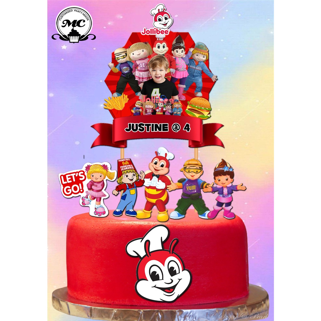jolibee theme cake topper | Shopee Philippines